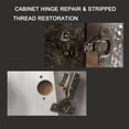 6x14mm Short Expansion Screw Set, Short Wall Anchors for Cabinet Hinge ...