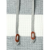 HOOD CREW Men's Waffle-Knit Hoodie, Long Sleeve Sweatshirt with Pockets ...