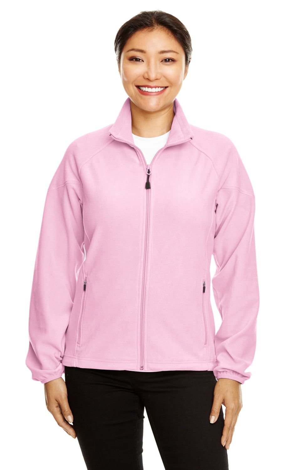 North End 78025 Ladies Microfleece Unlined Jacket - Powder Pink 803 ...