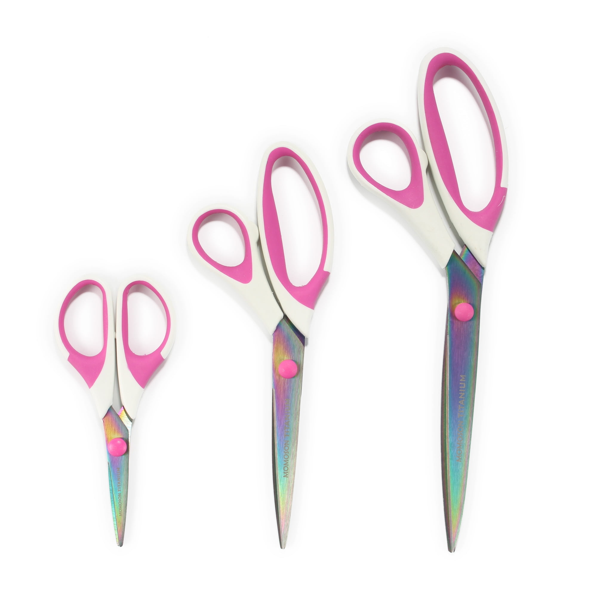 JubileeYarn Titanium Softgrip Scissors Set for Sewing, Arts, Crafts ...