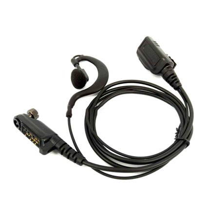 Walkie Talkie Earhook Mic Earpiece Headset PD682 Earpiece headset for for HYT Hytera PD600 PD602 ...