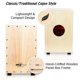 Pyle PCJD18 - Stringed Jam Cajon - Wooden Cajon Percussion Box ...