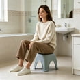 Stool for Toilet Low Stepping Stool with Non-Slip Base, Enhanced ...