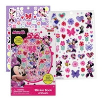 Unique, Disney Iconic Minnie Mouse Stickers, 4 Sheets, 100 Fun Party ...