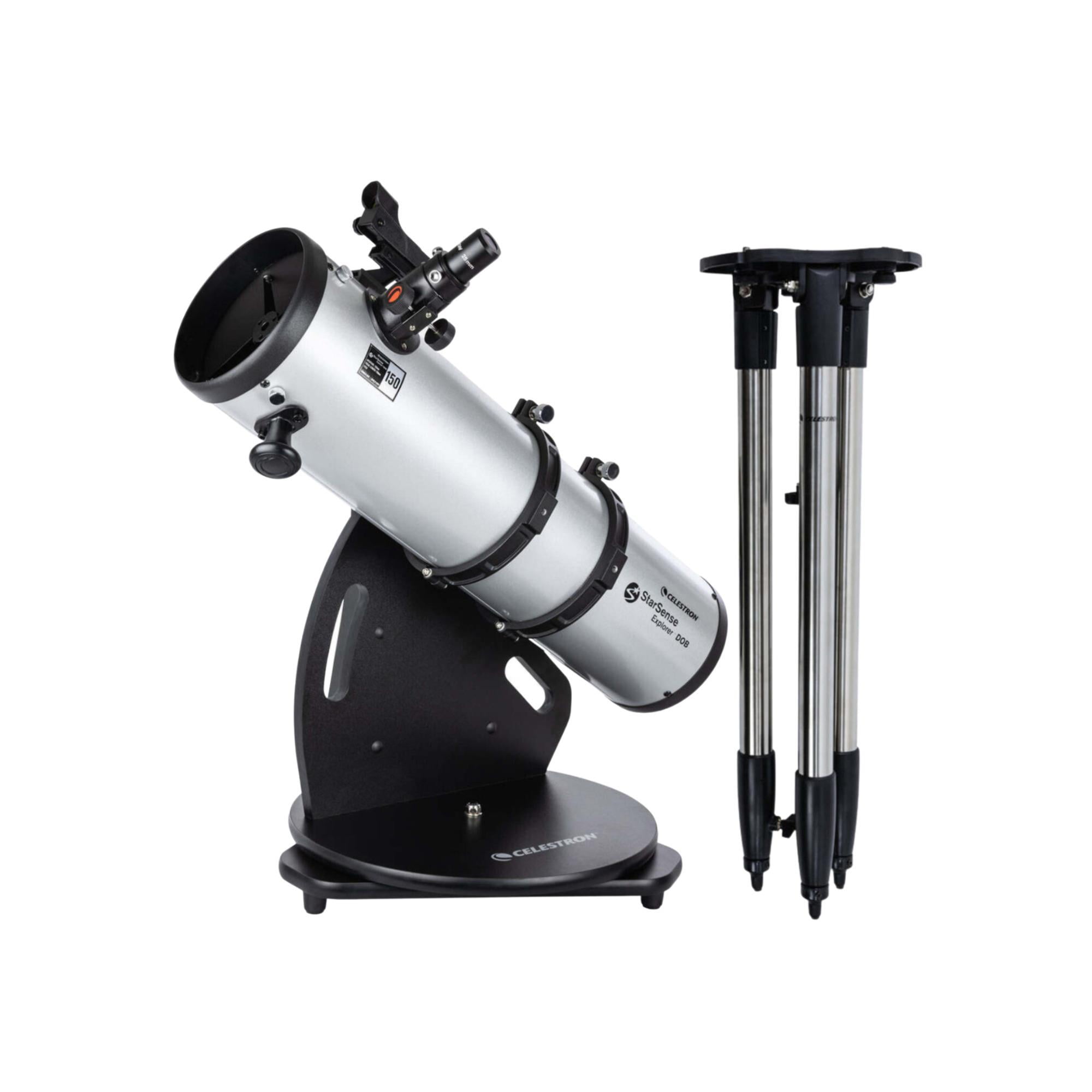 Celestron StarSense Explorer 150mm Tabletop Dobsonian Telescope Bundle ...