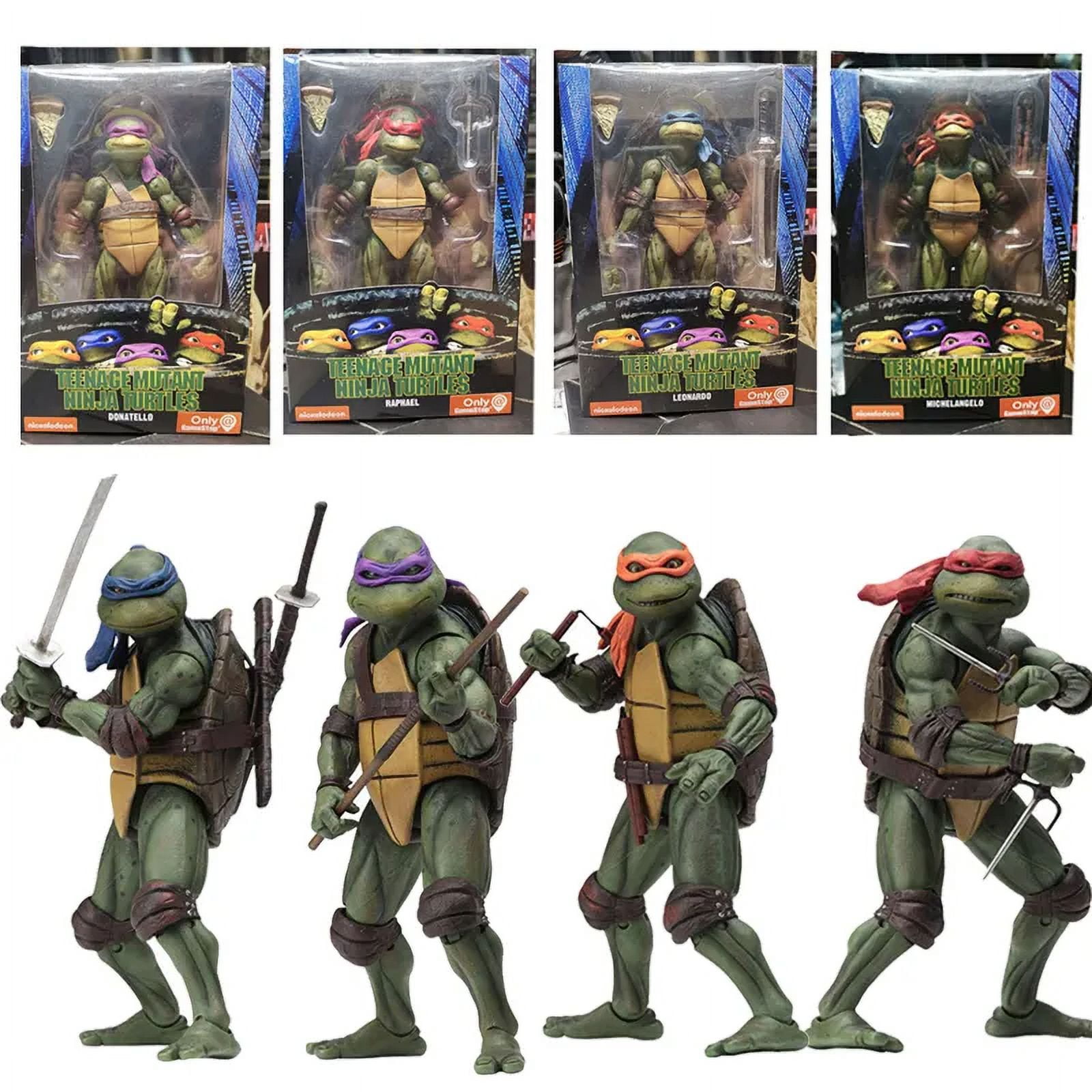 Neca-figura de acción de Tortuga Ninja, modelo de muñeca de colección ...