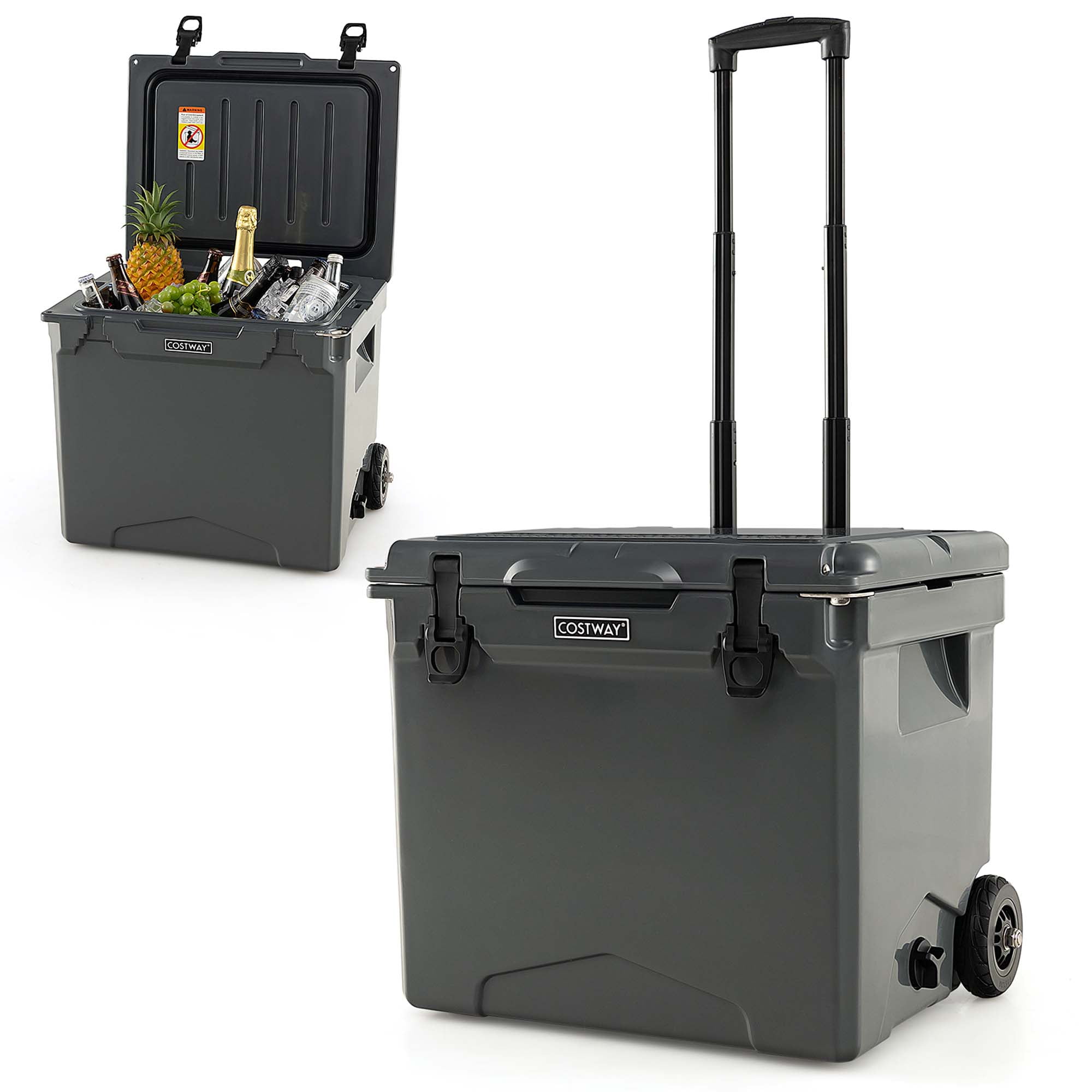 Click here for Costway 42 Qt Portable Cooler Roto Molded Ice Ches... prices