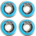 Bones Wheels 100's OG V4 Color White / Blue Skateboard Wheels - 52mm ...