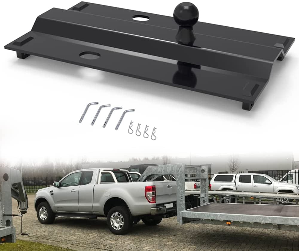 NIXFACE Fifth Wheel Gooseneck Hitch Adapter Plate for Pickup Truck Bed ...