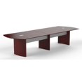 Mayline Medina Series 12' Conference Table in Gray Steel Laminate ...