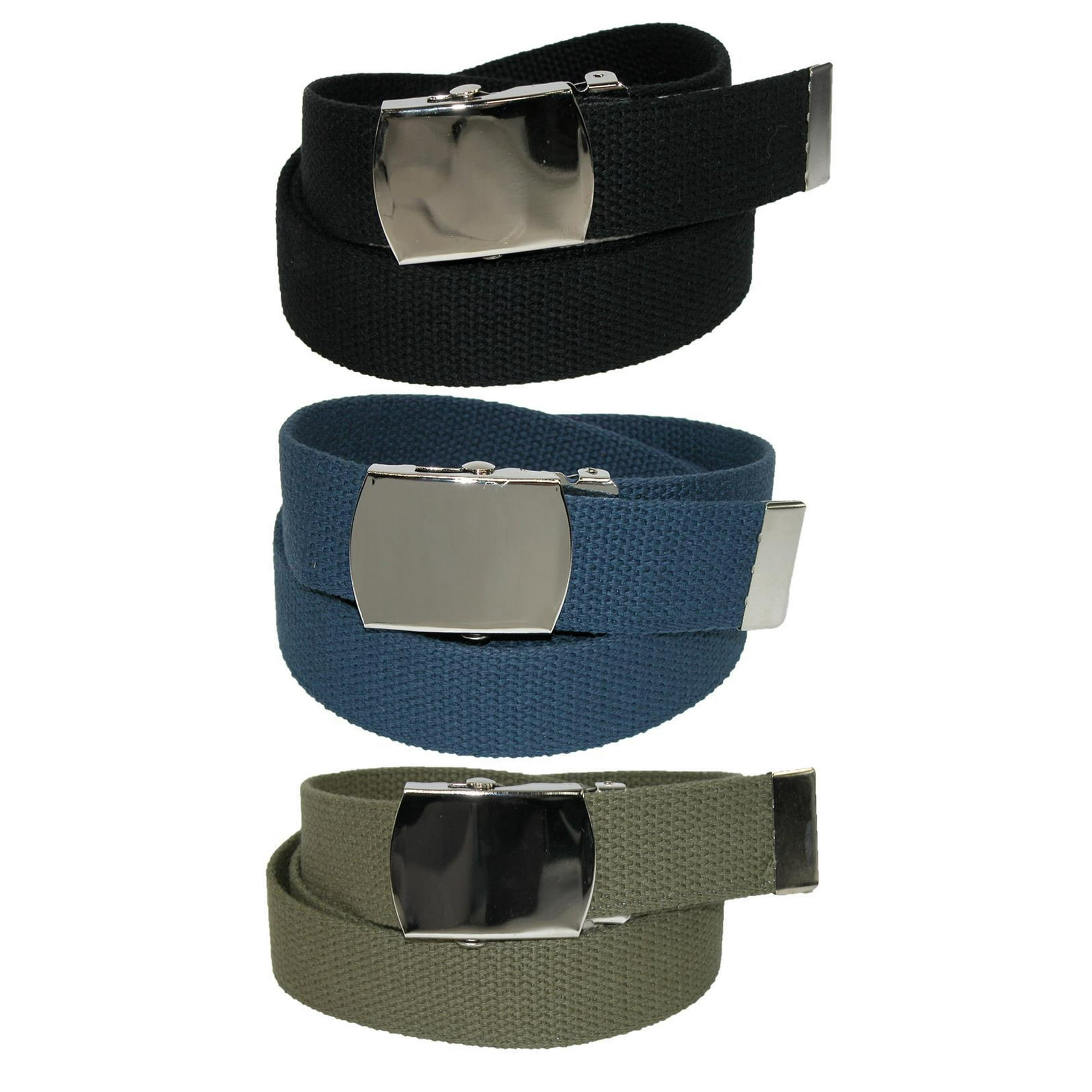 Click here for Ctm Cotton With Nickel Buckle Adjustable Belt (Pac... prices