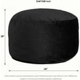Bean Bag Chair 4ft Memory Foam Filled Removable Velvet Cover Giant Bean Bag Chairs For Adults