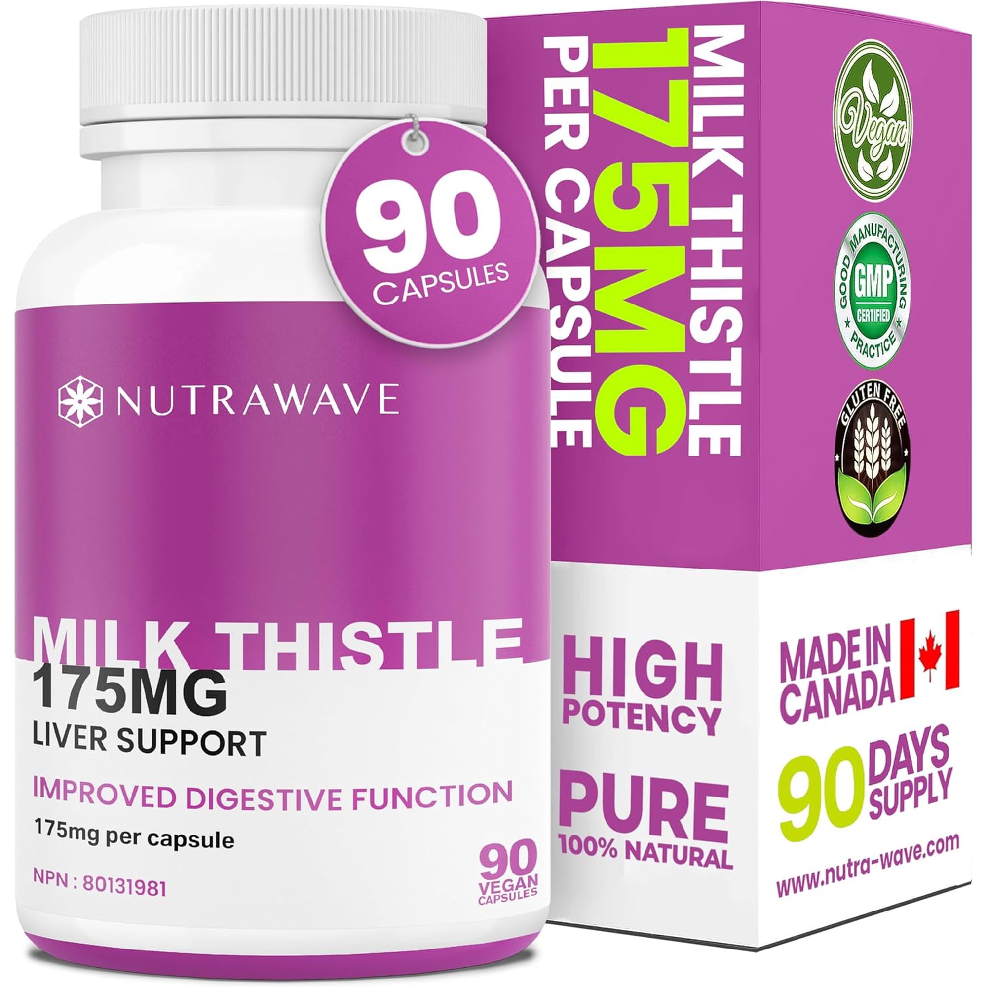 Click here for Nutrawave Milk Thistle Herbal Supplement 175 Mg  A... prices