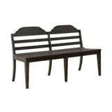 Paradise Valley Ladder Back Bench in Saddle Brown - Walmart.com