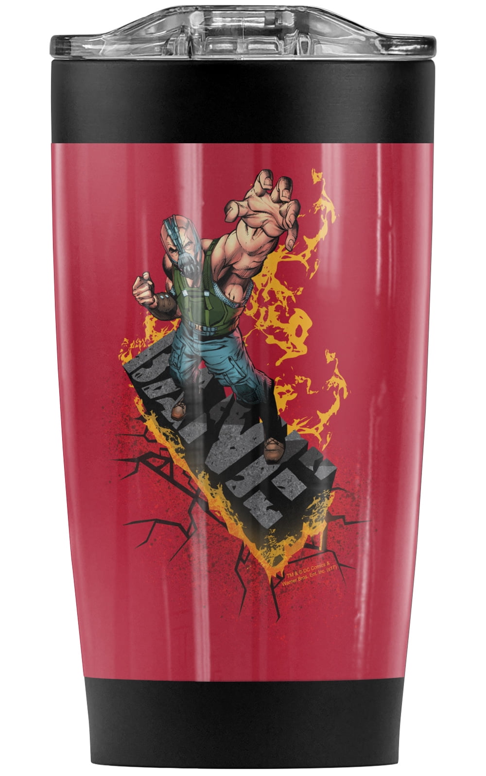 Batman Dark Knight Rises/Bane On Fire Stainless Steel Tumbler 20 oz ...