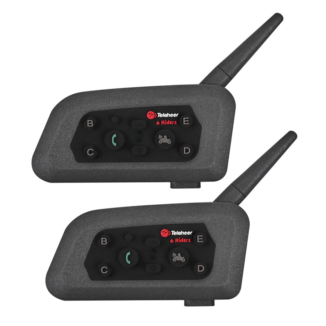 Yidarton Motorcycle Helmet Bluetooth Intercom Full Duplex Two-person ...