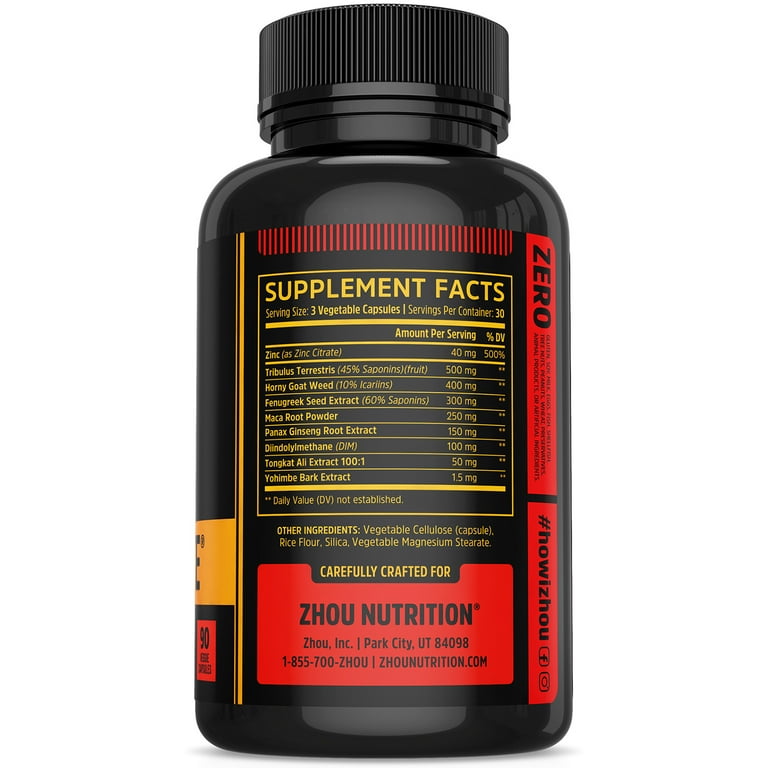 Premium Test Booster For Increased Stamina And Energy, 90