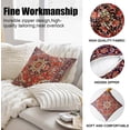 Boho Throw Pillow Covers 20x20 inch Set of 2,Soft Pillowcases Bohemia ...