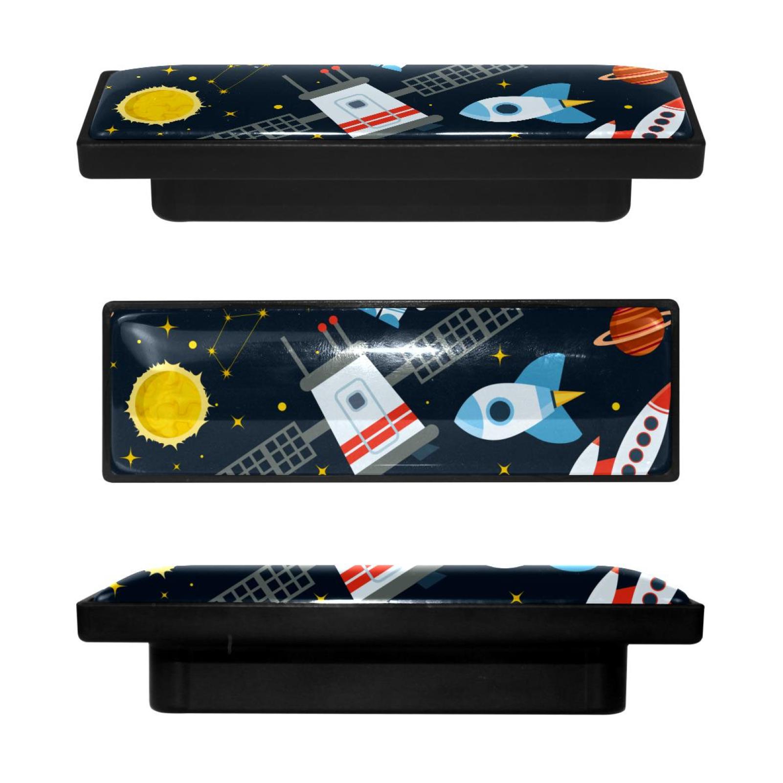 4 Pcs Rectangle Cabinet Handle Cupboard Knob Drawer Pulls Handle ...