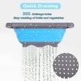 WSNIJFU Collapsible Colander Strainer, 6 Quart Over Sink Food Drainer ...