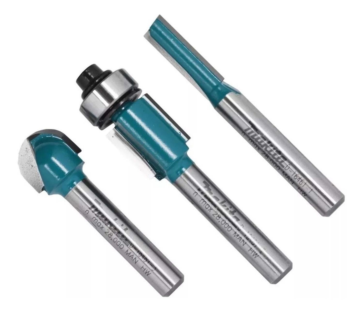 Juego de Fresas para Router 3 Piezas Makita D16461 | Bodega Aurrera en ...