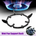 Temacd Wok Stand Stable Non Slip Iron Cast Iron Wok Ring for Microwave ...