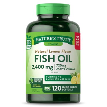 Bluebonnet Natural Omega-3 Kosher Fish Oil, 60ct - Walmart.com