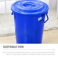 Blue Trash Can Lid for Wide Range of Uses Plastic Protector Fits Large ...