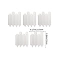 5Pcs Plastic Garden Picket Fence, Weather Resistant Border Edging Decor ...