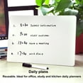 Hiziwimi 8 Pack Small Dry Erase Whiteboards, 22x30 cm Double-Sided Mini ...