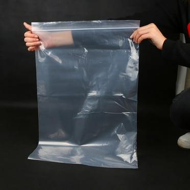 Large XL Extra Jumbo Ziplock Plastic Bags, Resealable Clear Storage ...