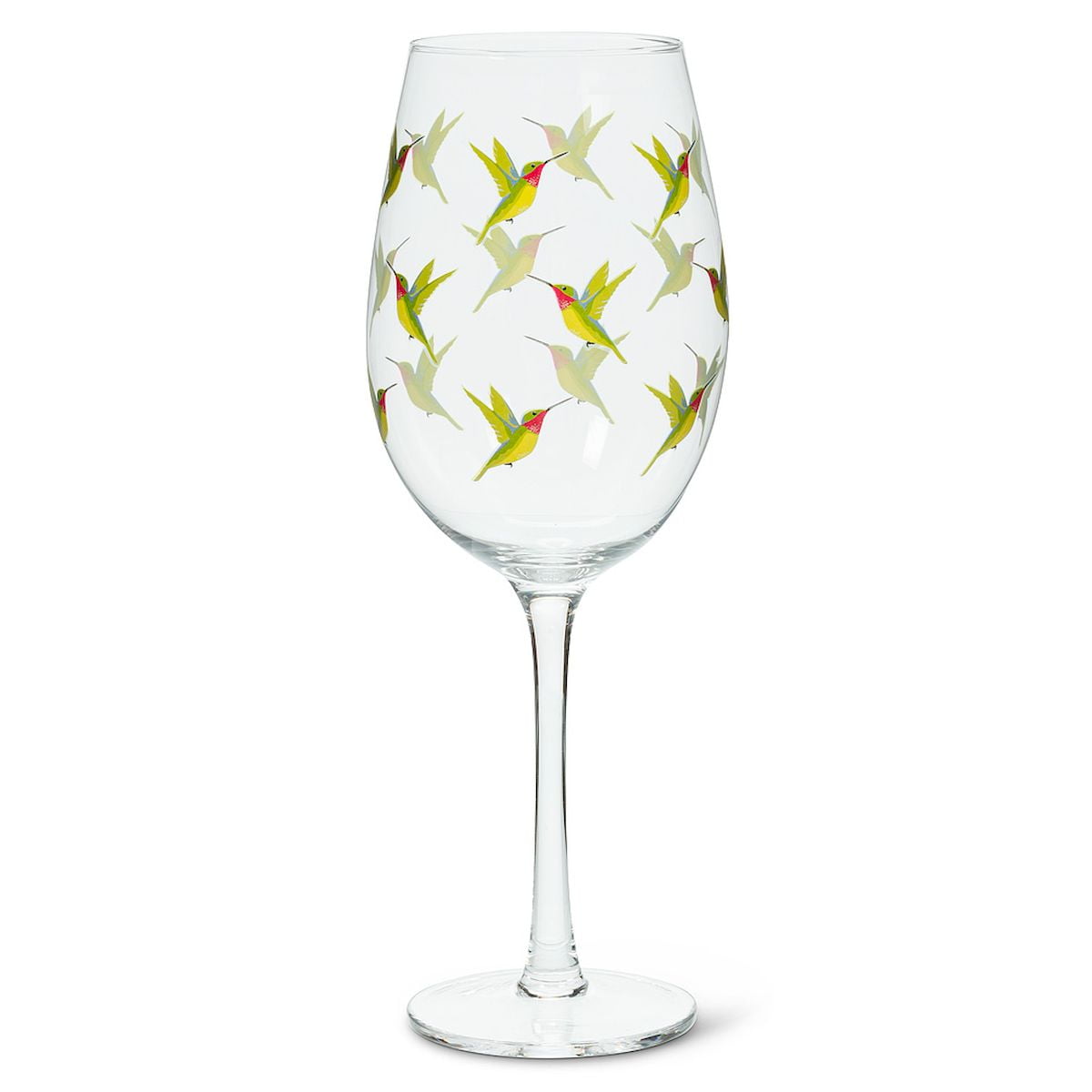 Set of 4 Hummingbird Wine Glass - Walmart.com