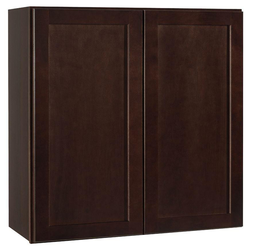 rsi home products shaker wall cabinet, java, 30x30 in. - Walmart.com
