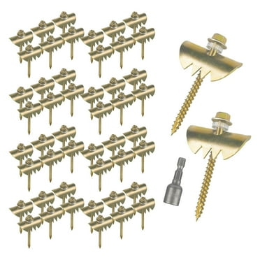 Uxcell 40pcs Wire Fence Clips 0.12" Stainless Steel Fence Wire Clamps ...