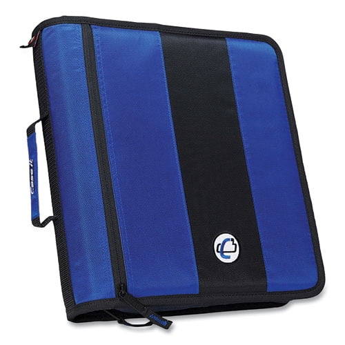 King Size Mighty Zip Tab Binder, 3 Rings, 4" Capacity, 11 X 8.5, Black ...