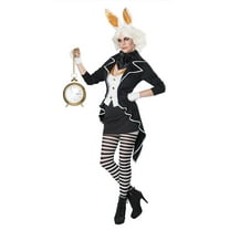 California Costumes Punctual White Rabbit Fancy-Dress Costume for Women ...