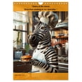 Cooking with animal humor (Wall Calendar 2026 DIN A4 Portrait ...