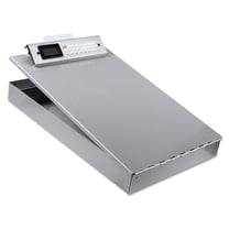 SAUNDERS Aluminum Storage Clipboard, Standard Letter Size, 8-1/2" x 11 ...