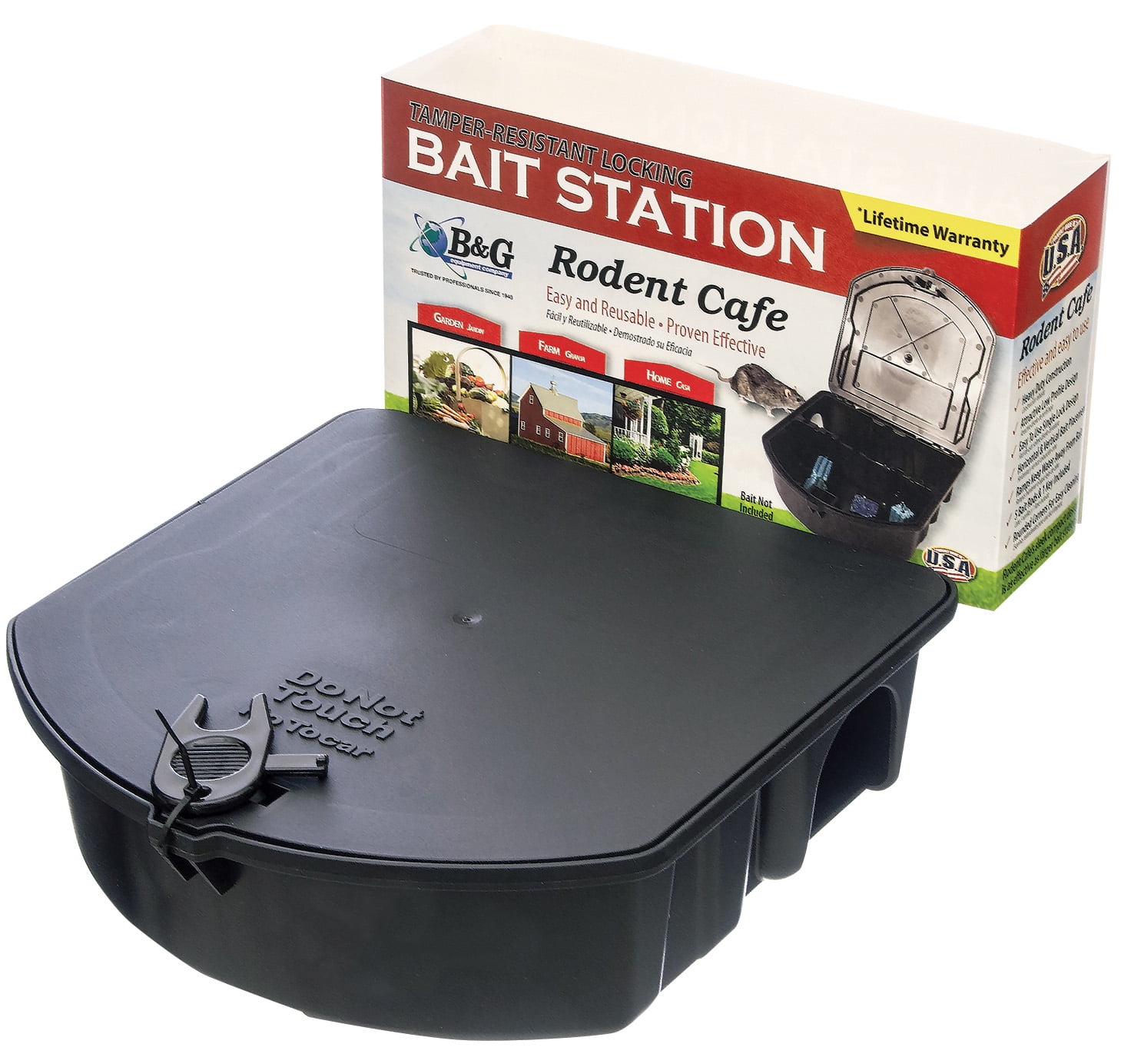 Neogen Rodenticide D-Rodent Cafe Bait Station- Black - Walmart.com