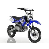 2021 Apollo DB-X4 110 Semi-Automatic Dirt Bike, RED, 4-Stroke Pitbike with Kick Start, Gas Adult ...