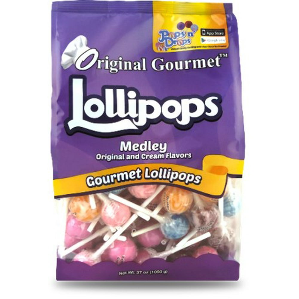 Original Gourmet Lollipops Mini Medley, 100 Count - Walmart.com ...