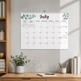 18 Monthly Wall Calendar From July 2026 to December 2027, Watercolor ...