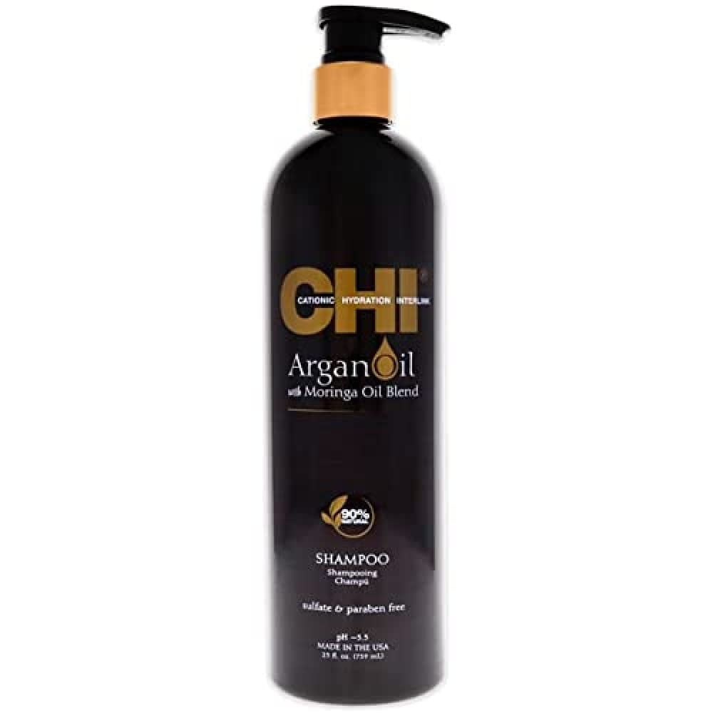 Champú CHI con aceite de argán más aceite de moringa, 750 ml, unisex ...