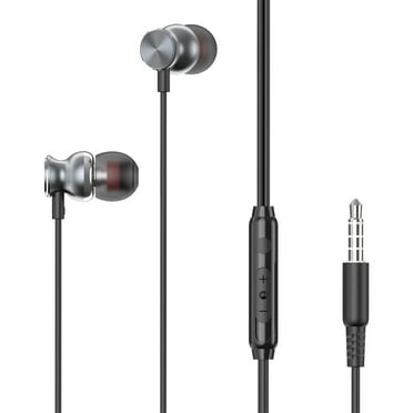 High Quality Sound Universal In-ear Earphones In Black - Walmart.com