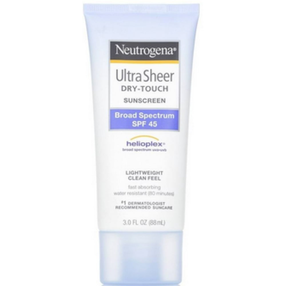 Neutrogena Ultra Sheer Dry-Touch Sunscreen SPF 45 3 oz (Pack of 6 ...