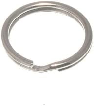 50/100pcs/lot 5-15mm Stainless Steel Open Double Jump Rings for DIY Key ...