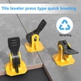 Guhuijie 100Pcs Reusable Tile Leveling Spacer Set, Tile Leveling Clips ...