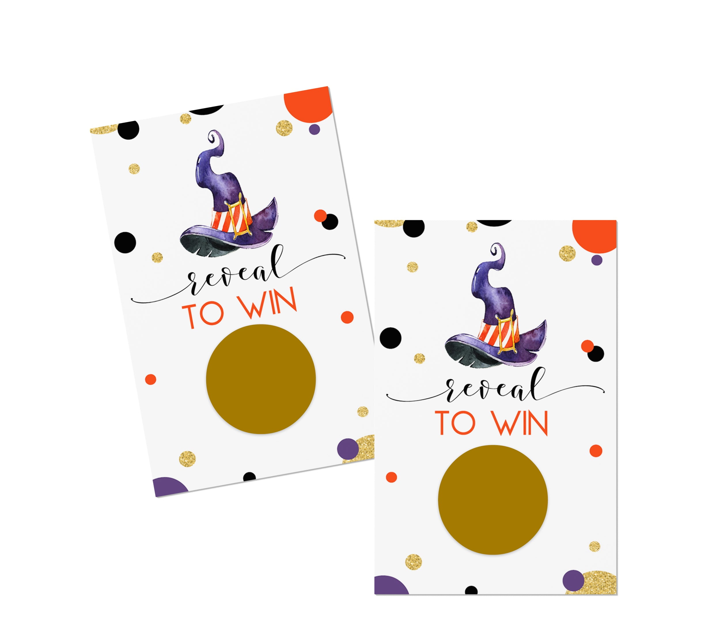 Bewitching Scratch Off Game Cards (28 Pack) Halloween Party Activity ...