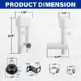 385230335 Vacuum Breaker Hand Spray Kit Fits Dometic RV Toilet 100 200 ...
