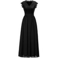 Quyuon Long Formal Dress For Women Wedding Guest Dress Ladies Elegant